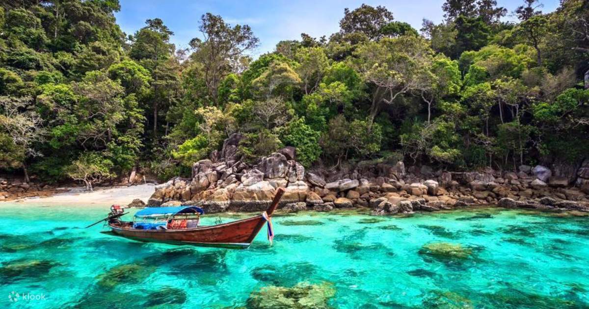 เกาะหลีเป๊ะ 7 เกาะ โดยเรือหางยาวส่วนตัว ฟรีกล้อง Go Pro - Klook ประเทศไทย